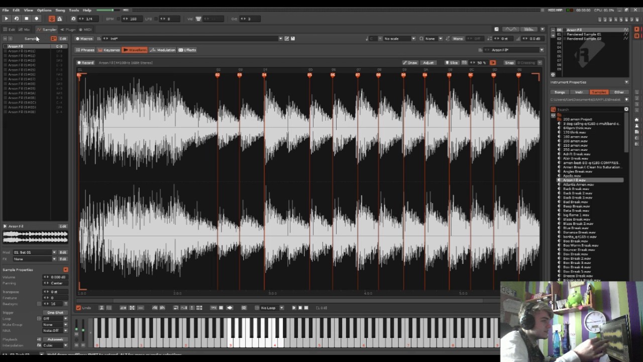 renoise 101 / how to render samples - YouTube