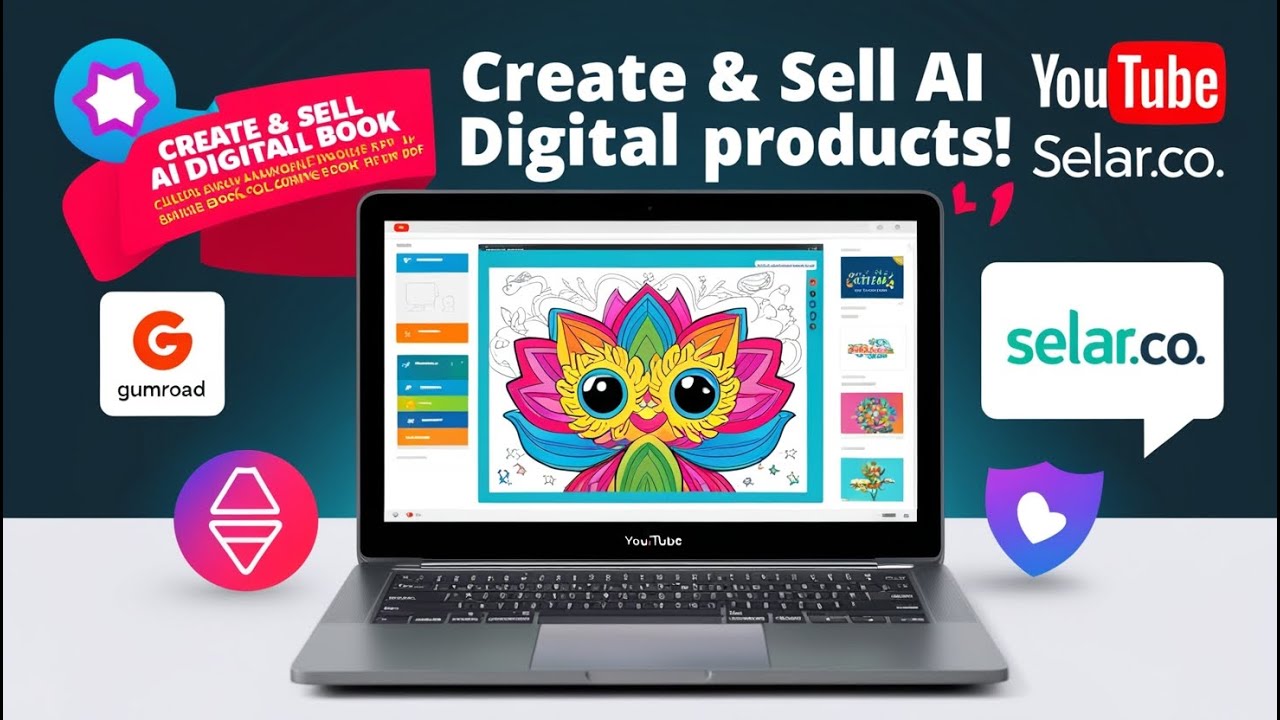 Create & Sell Digital Products Using Python & AI | Children's Coloring ...
