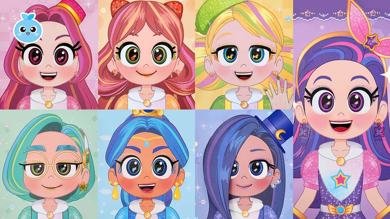 🌈레인보우 버블젬 메이크업 블라인드백 모음 / Bubblegem blindbag - YouTube