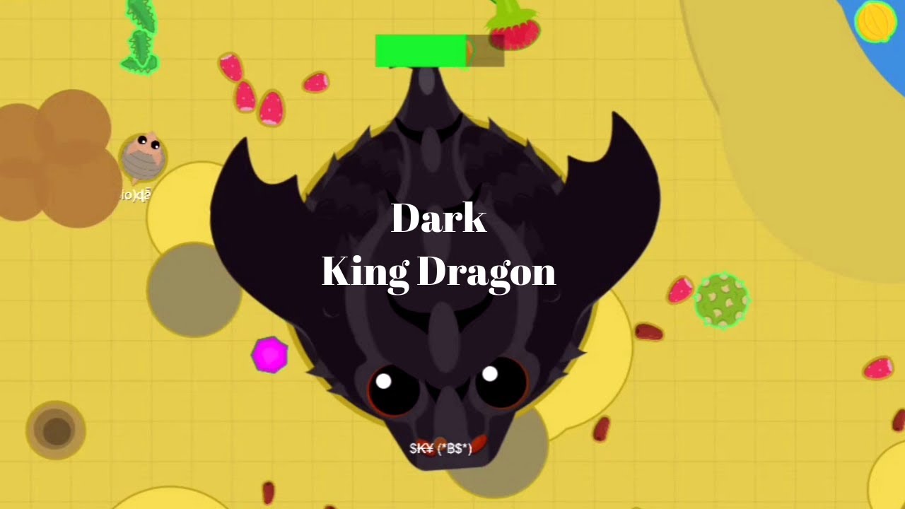 LEGENDARY DARK KING DRAGON IN MOPE.io - YouTube