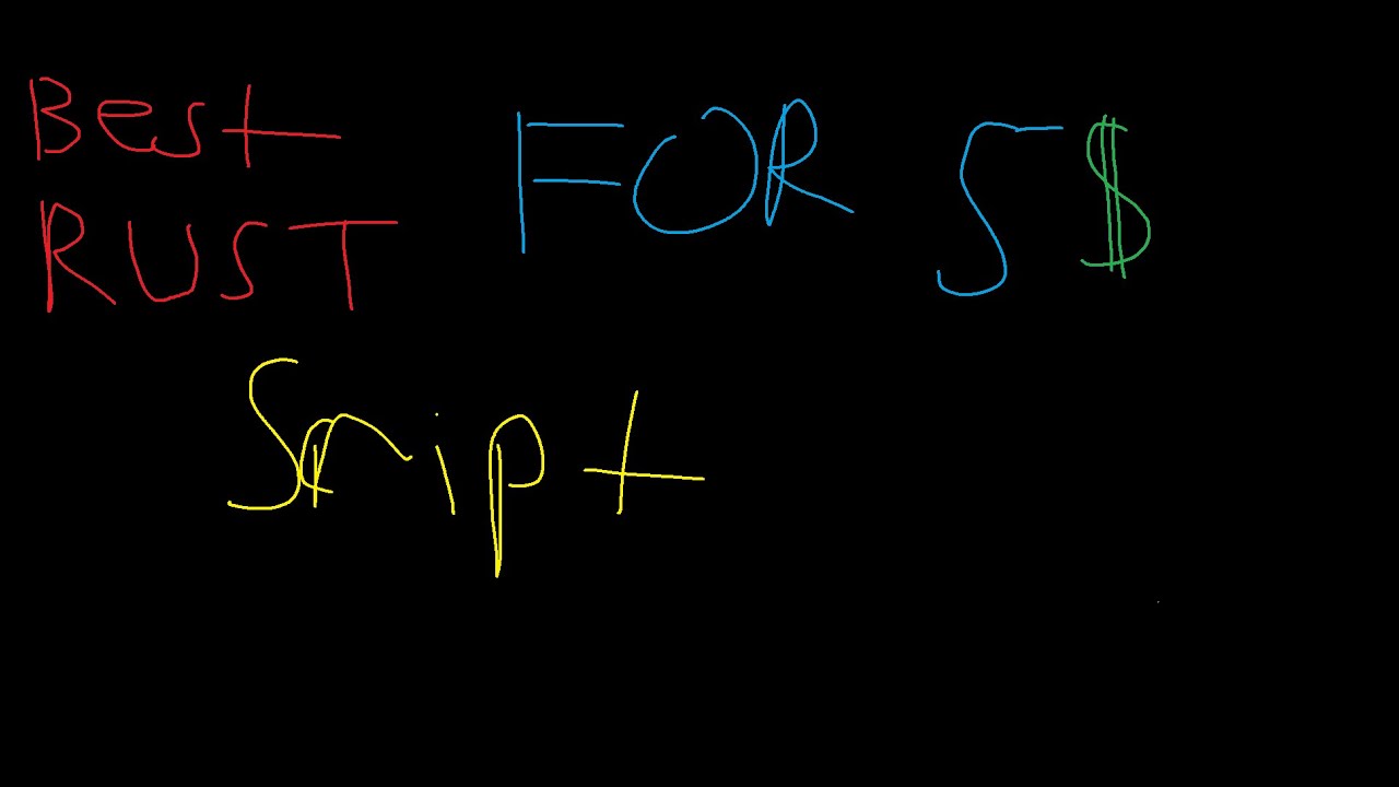 Best RUST Script ONLY 5$! - YouTube
