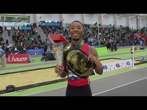 Jordan Anthony Upsets Noah Lyles & Trayvon Bromell at 2026 USATF Indoor Champs | Xfinity Men's 60m