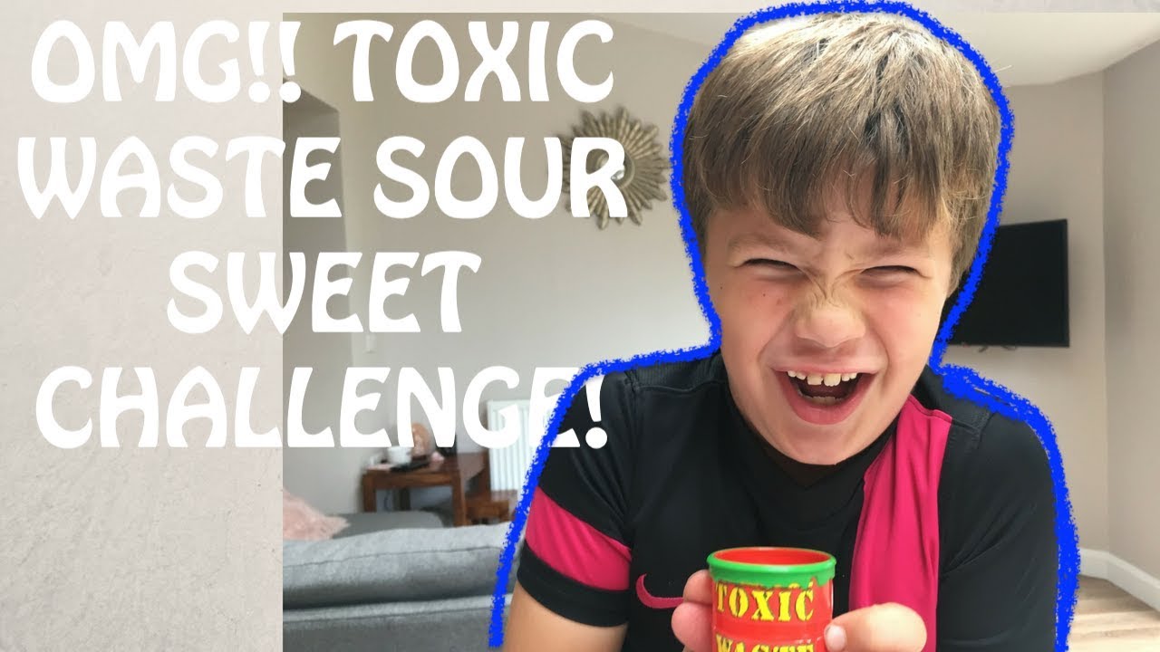OMG!!! TOXIC WASTE SOUR SWEET CHALLENGE!!! - YouTube