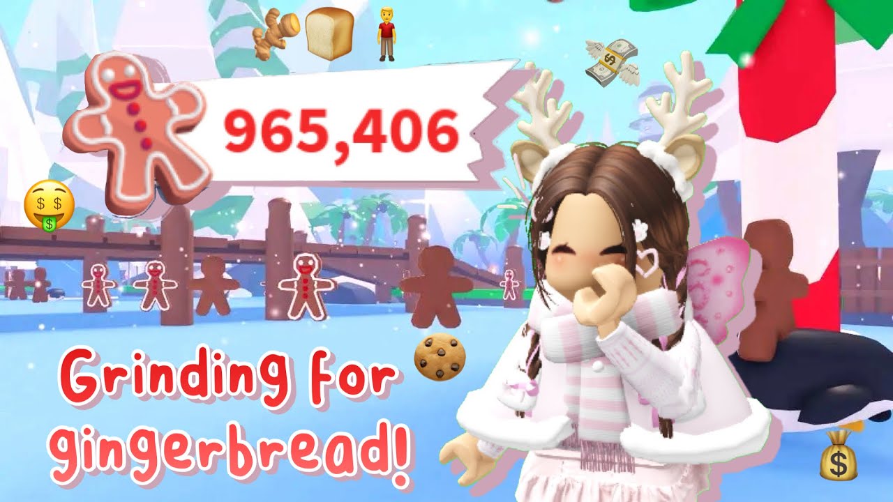 Grinding Gingerbread In Adopt Me! (Roblox) - YouTube