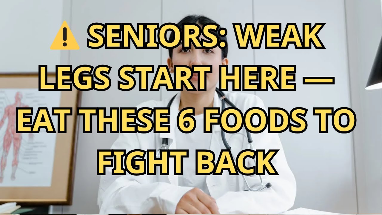 ⚠️ Seniors: Weak Legs Start Here — Eat These 6 Foods to Fight Back ...