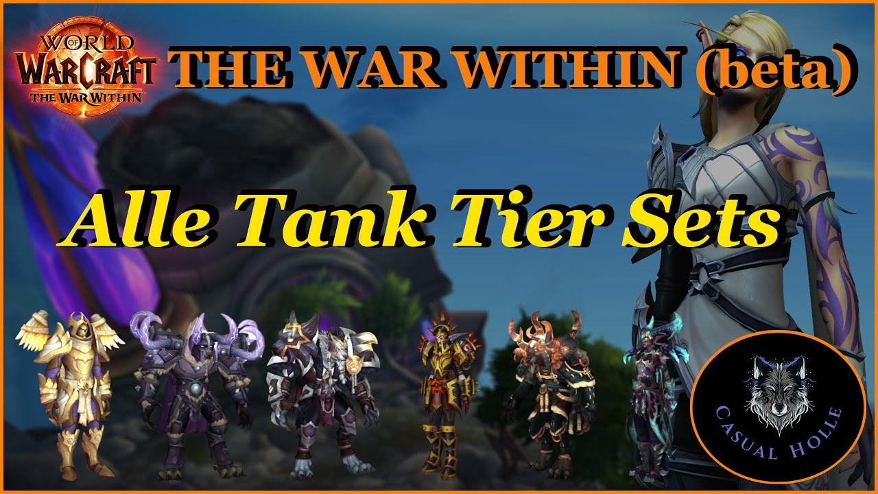 The War Within [Beta] - Tier Set Bonus aller Tanks - WOW 11.0 - YouTube
