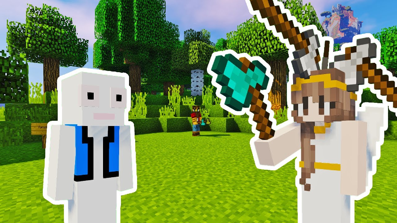 Greedy Xenon and Fairy || The Honest Woodcutter Story || Minecraft ...