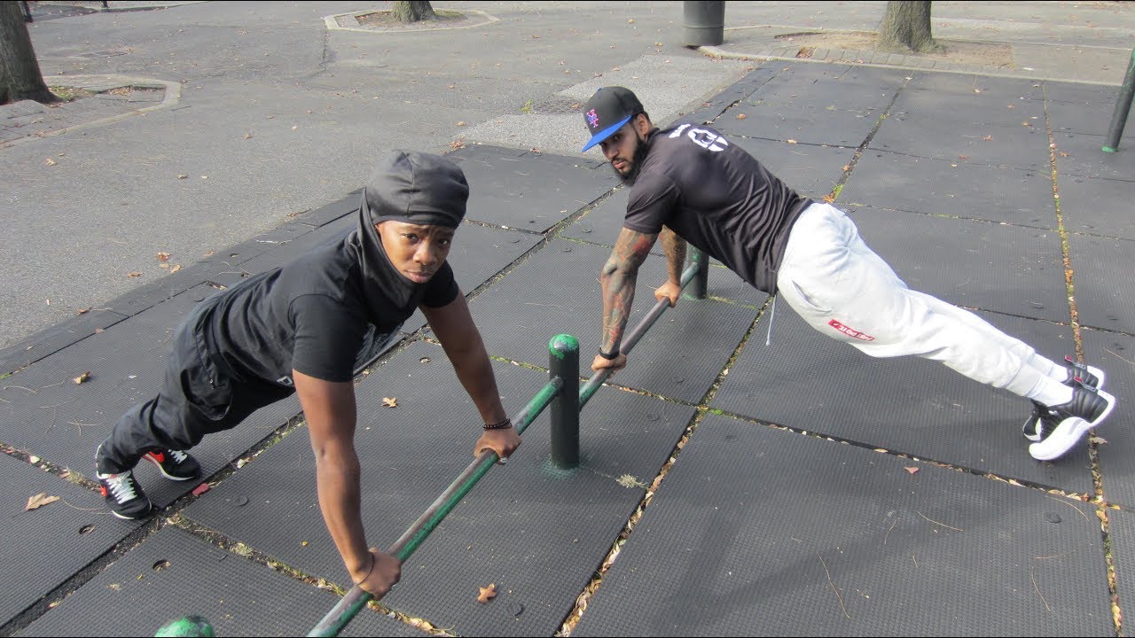 Pyramid Push Ups Workout - O Brolick & Chi | Thats Good Money - YouTube