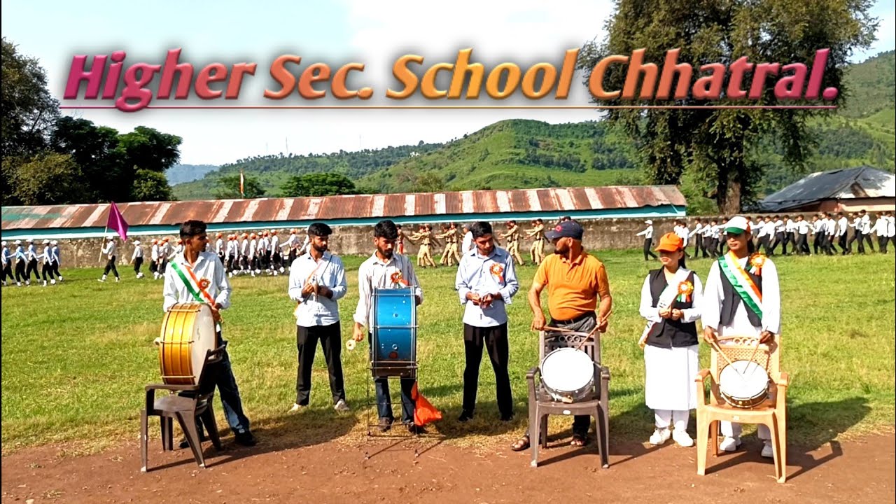 Higher Sec. School Chhatral || 15 August || Independence day || Prade ...