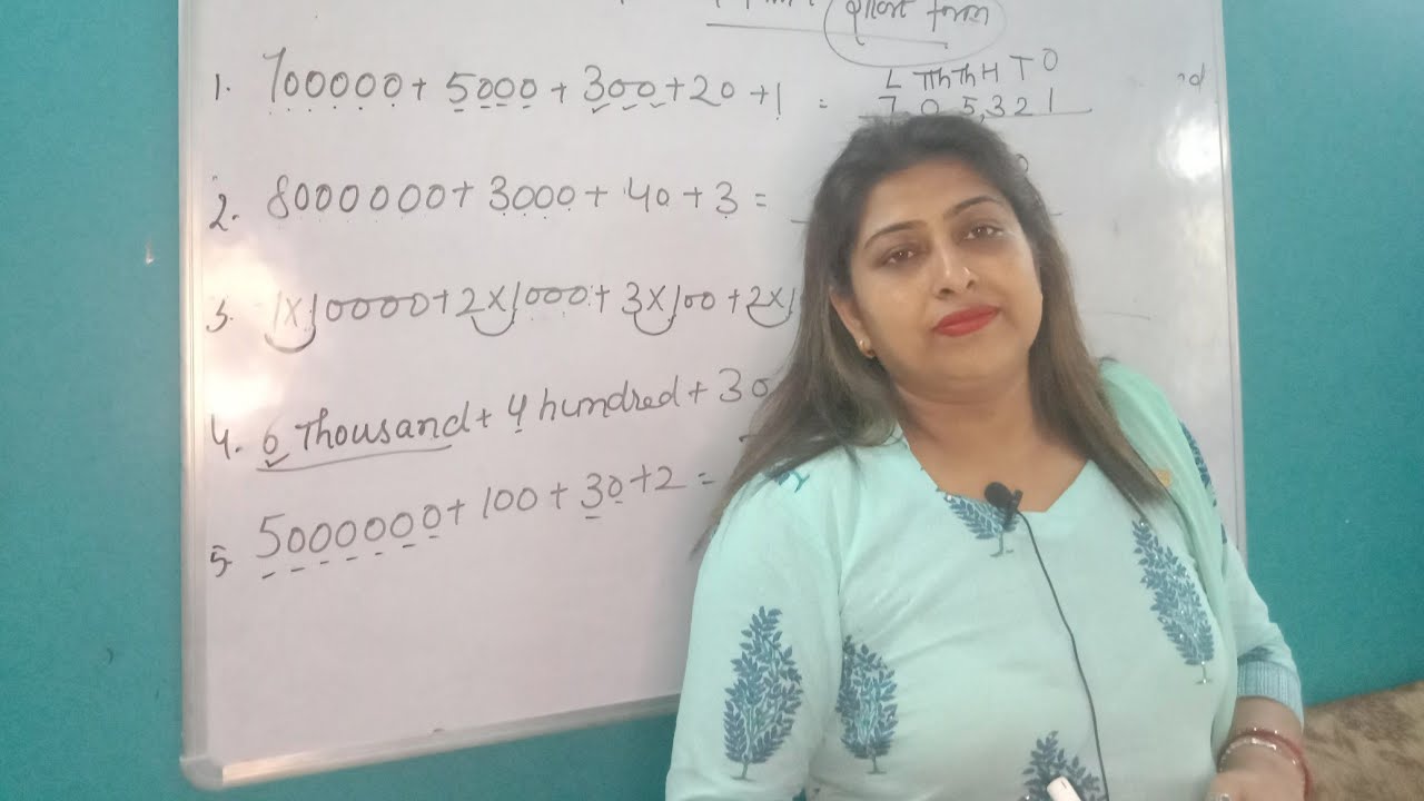 Write Expanded Form To Short Form.... - YouTube