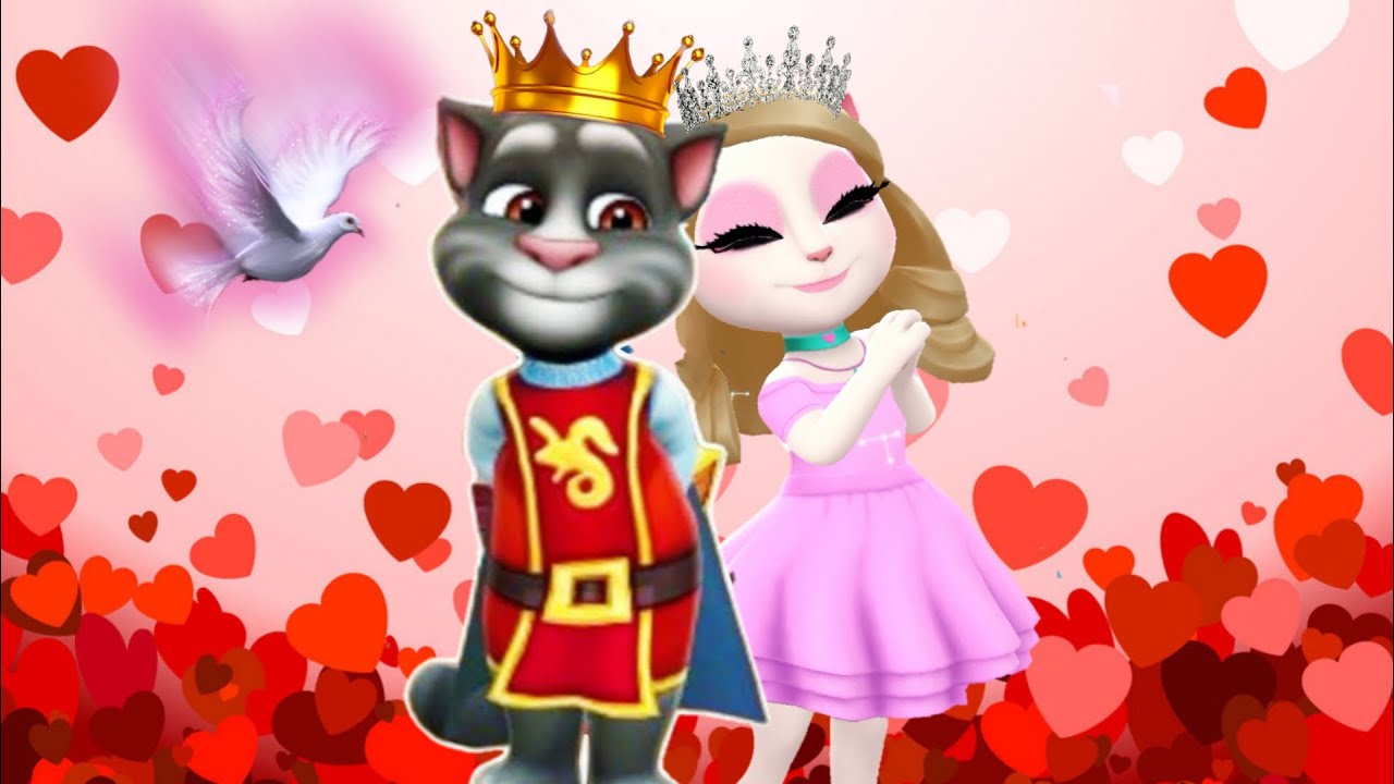 My talking angela 2 KING VS QUEEN😍🥰 new update - YouTube