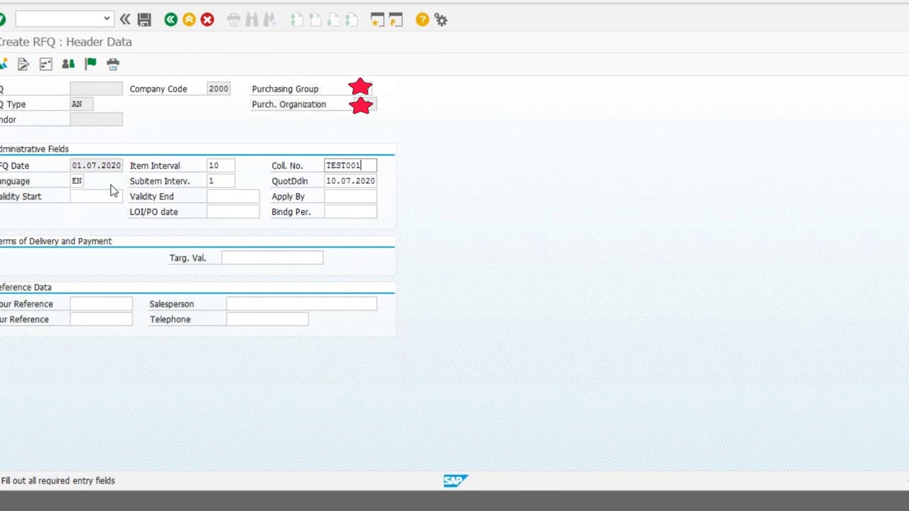 SAP MM- RFQ Creation using Model Service Specification - YouTube