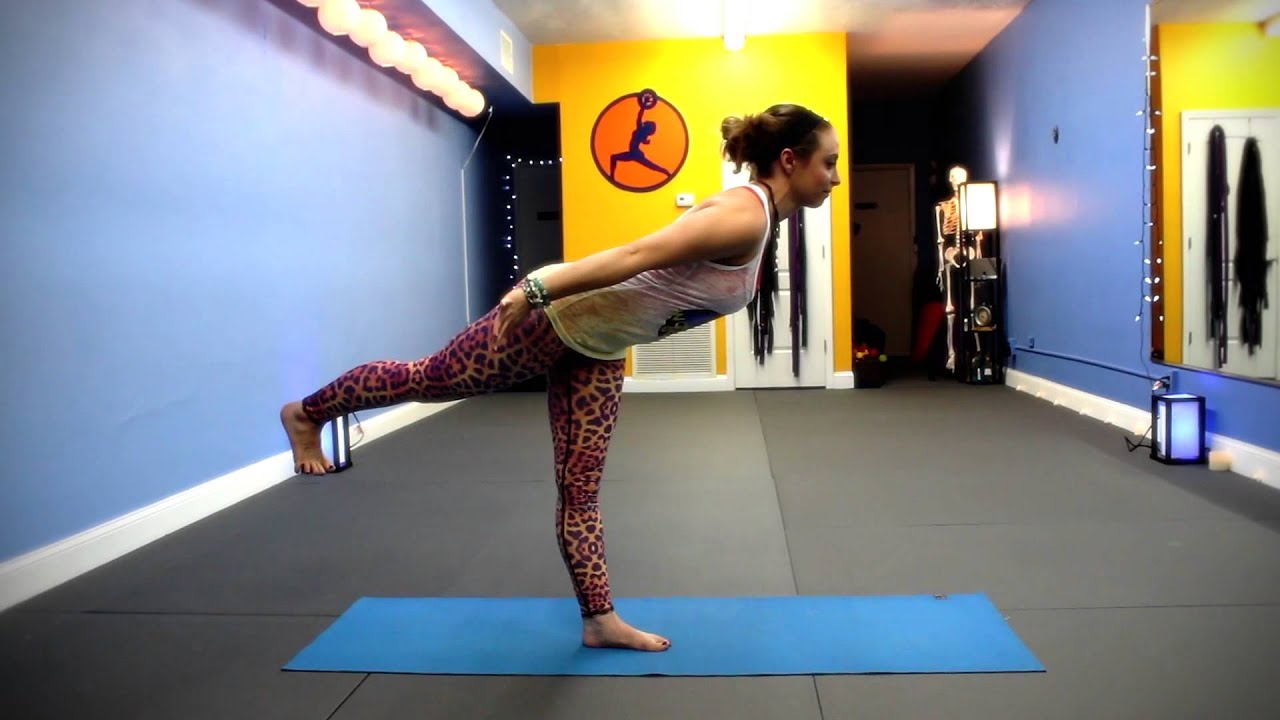 Pose of the Week - Warrior 3 - Modifications and Wall Assist - YouTube