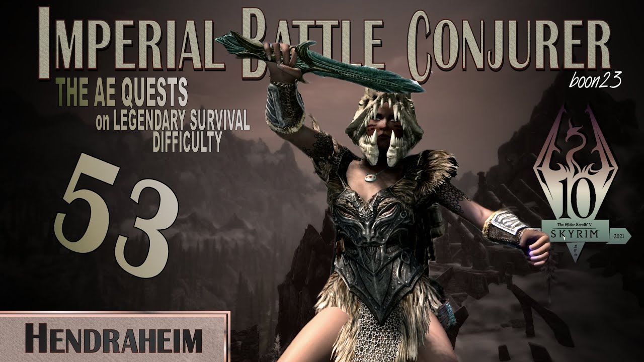 Imperial Battle Conjurer (53) - HENDRAHEIM - Skyrim AE Legendary ...