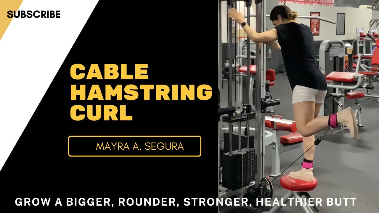 Cable Hamstring Curl - YouTube