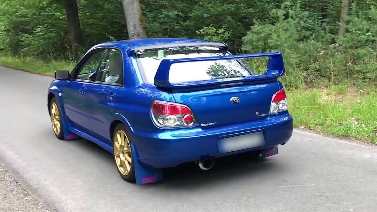 Subaru Impreza STi Invidia N1 Street Exhaust + Catted Downpipe Sound 2. ...