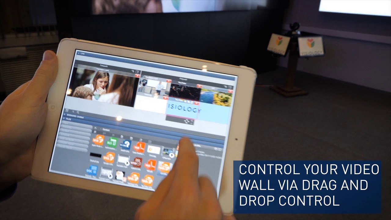 Polywall. Software for video walls and information displays - YouTube