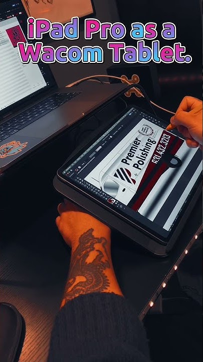 iPad Pro as a Wacom tablet - YouTube