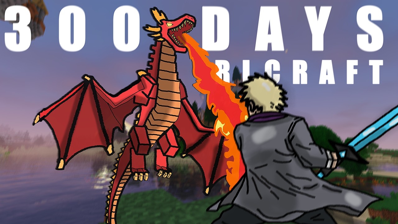 I spent 300 days in RLCRAFT becoming a DRAGONSLAYER - YouTube