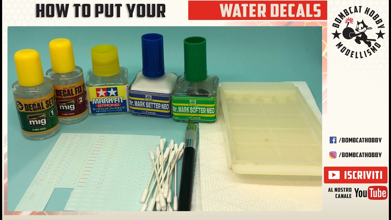 How To Put Your Water Decals - YouTube