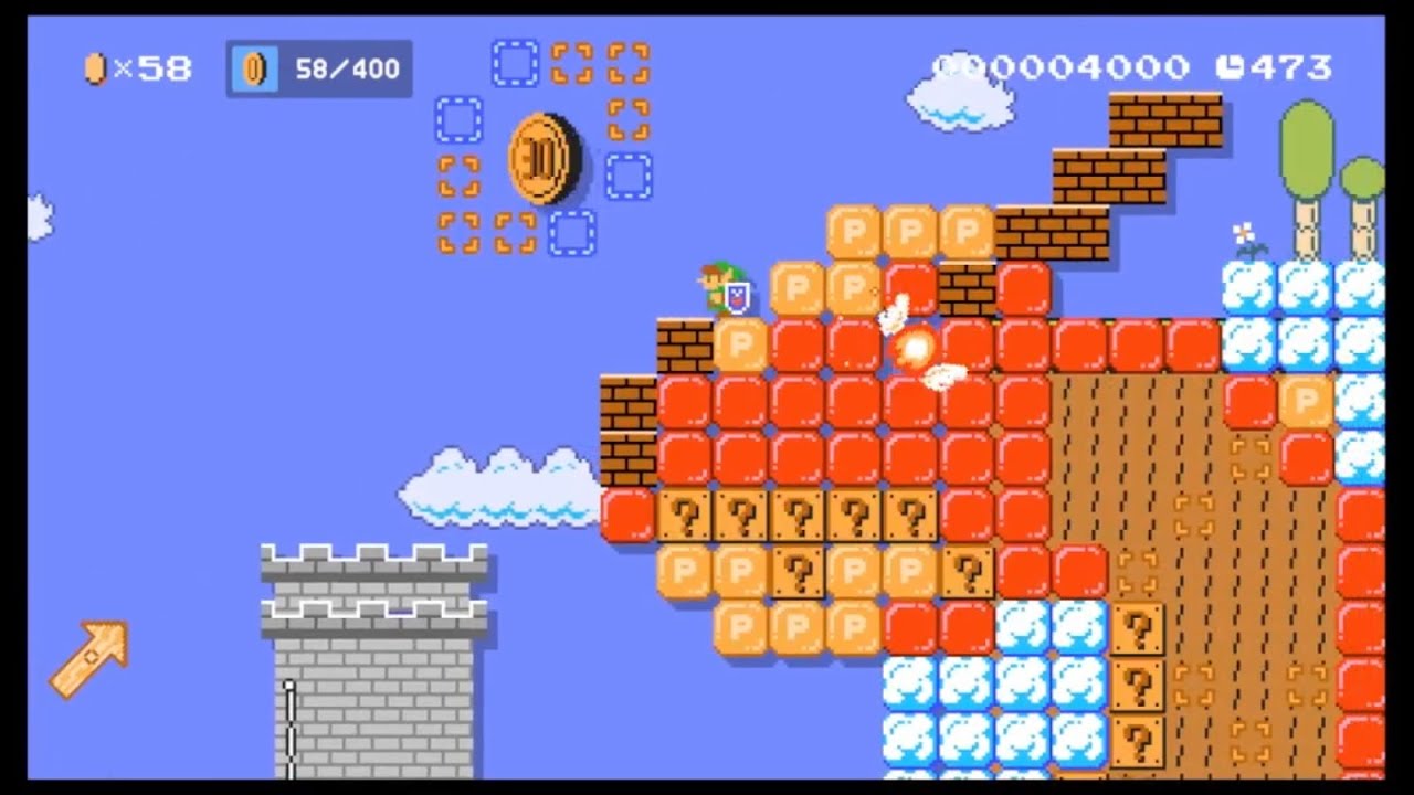 Mario Maker 2 SMB Sky Levels - YouTube