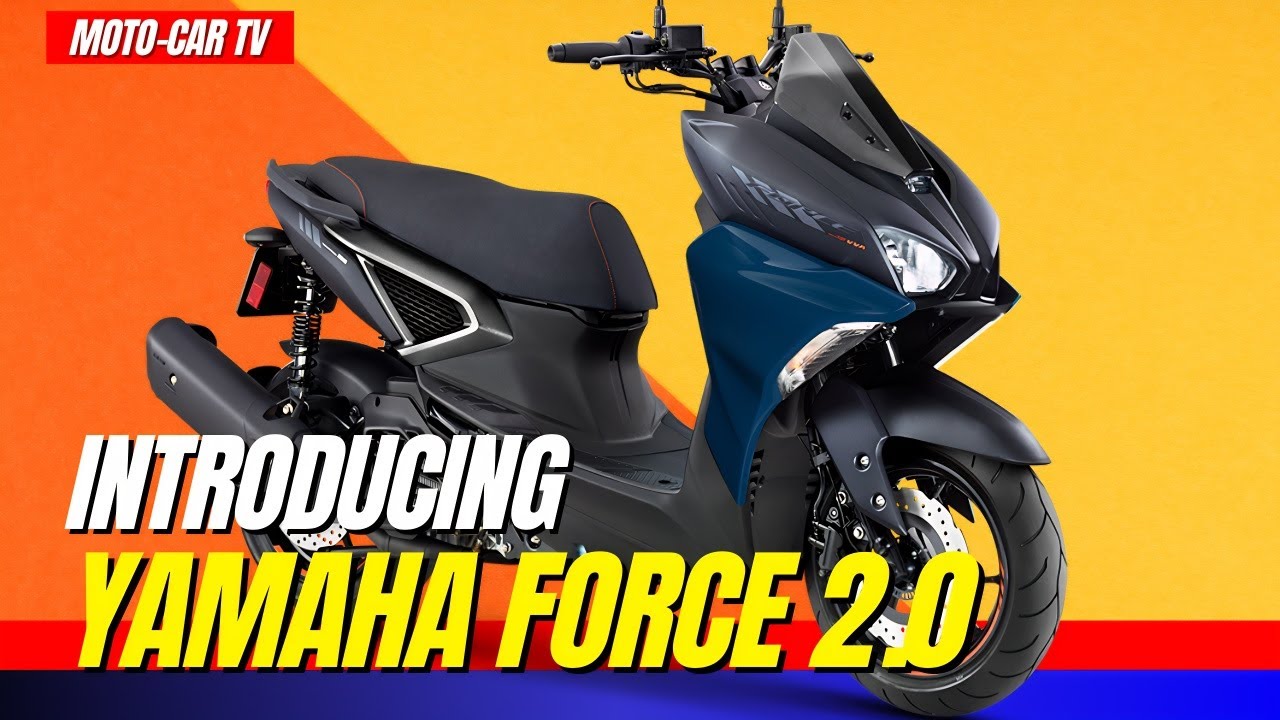 Yamaha FORCE 2.0 - The Future of Scooters! | MOTO-CAR TV - YouTube