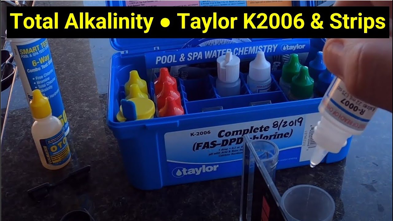 💦Pool Help 22 Total Alkalinity Testing Using Both Test Strips and ...