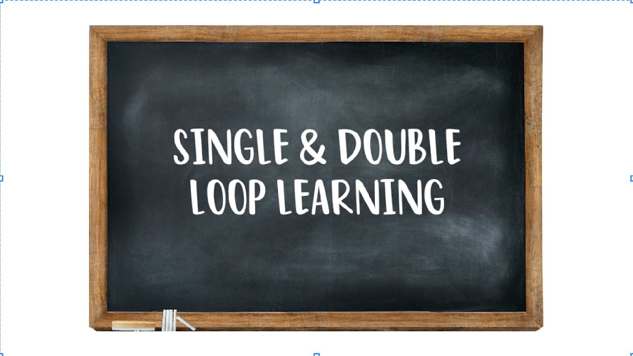 Konsep dan proses belajar dengan single dan double loop learning - YouTube