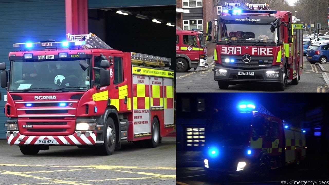 BULLHORN - Multiple Fire Engines Responding on Blue Lights and Sirens ...
