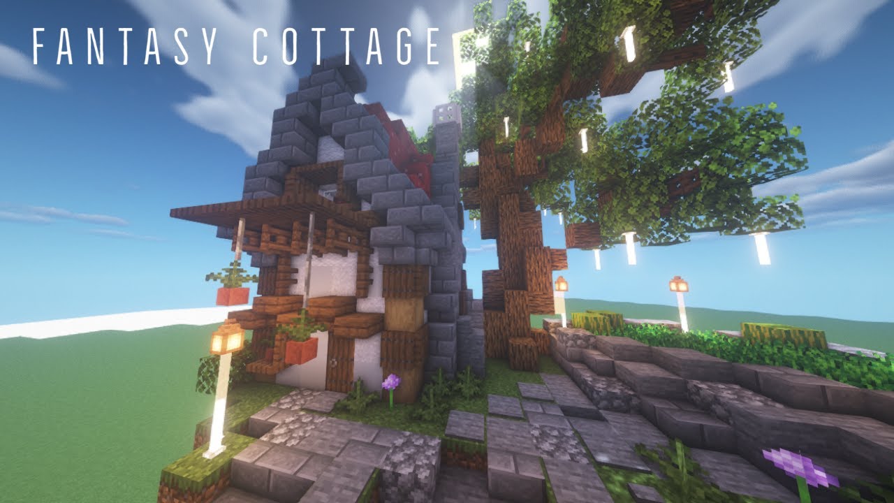 Minecraft Build: Small Fantasy Cottage [1.15.2] - YouTube
