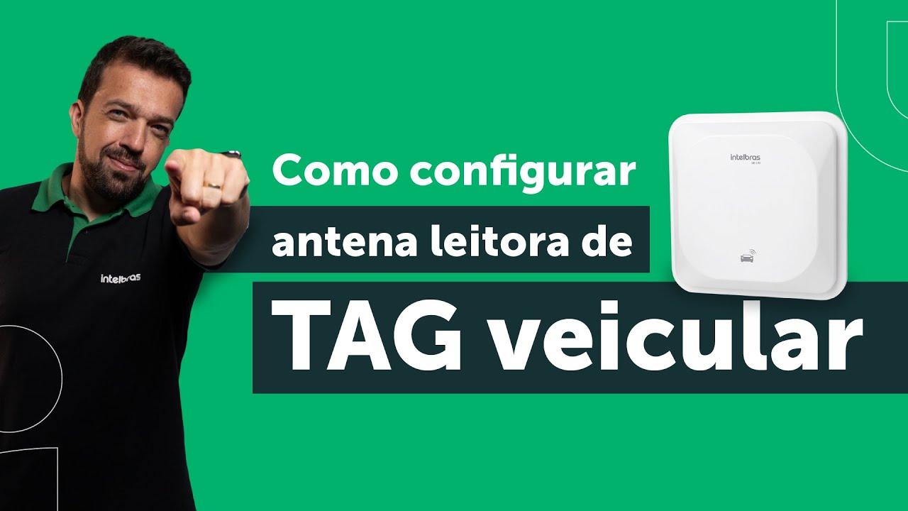 Como configurar antena leitora de Tag veicular LE170 - YouTube