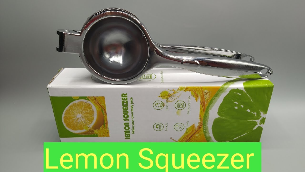 Quality lemon squeezer - YouTube