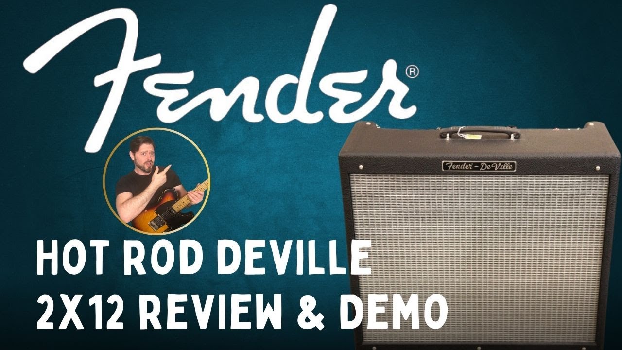 Fender hot rod deville 2x12 tube combo guitar amp - YouTube