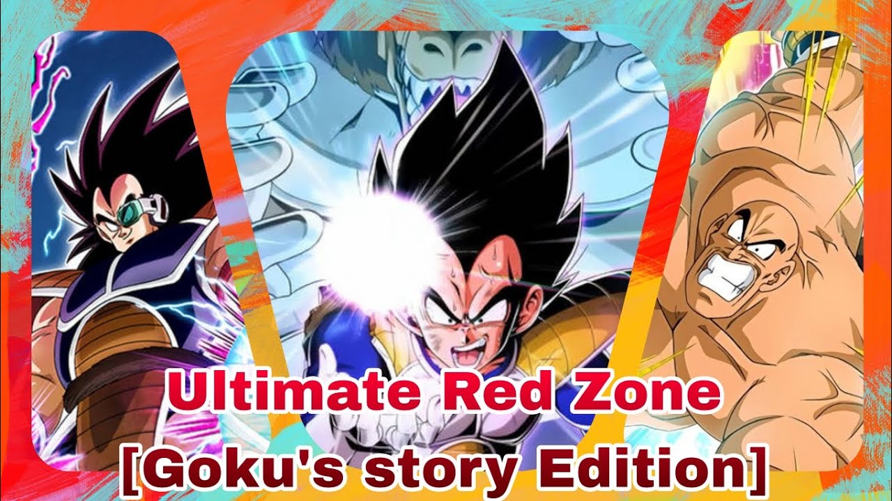 🇪🇸Ultimate Red Zone [Goku's story Edition] Saiyan Saga. DBZ Dokkan ...