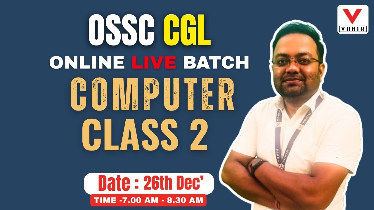 OSSC CGL PRELIM | COMPUTER CLASS–02 | IMPORTANT MCQs & SHORT TRICKS ...