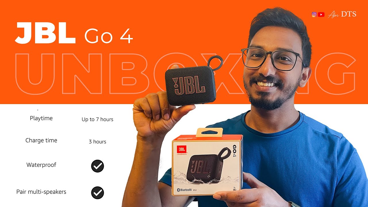Jbl GO 4 Unboxing and Review | Bluetooth speaker #abidts - YouTube