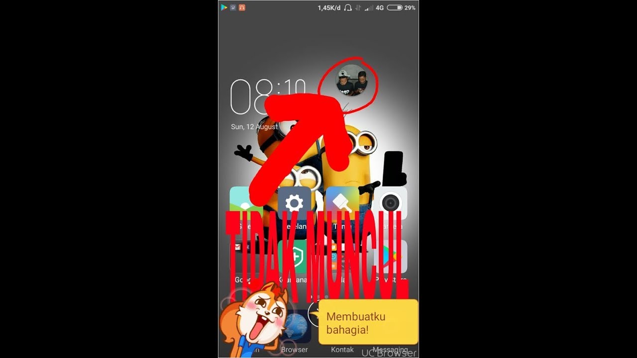 CARA MEMUNCULKAN BALON OBROLAN MESSENGER DI XIAOMI - YouTube