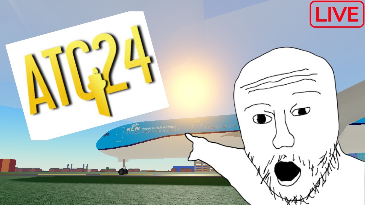 🔴Live Planespotting in ATC24 (Chill stream)🔴 - YouTube