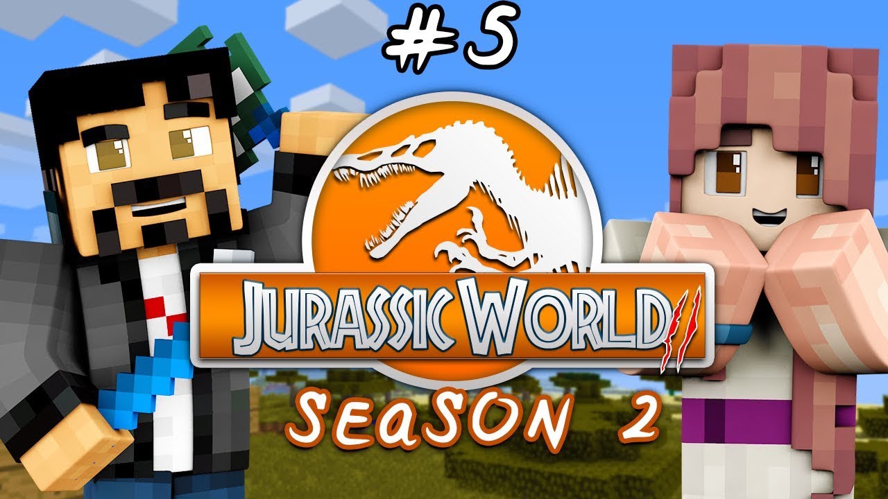 Minecraft Jurassic World 2 S2: DINOSAUR FOSSIL SEARCH! [Jurassic Craft ...