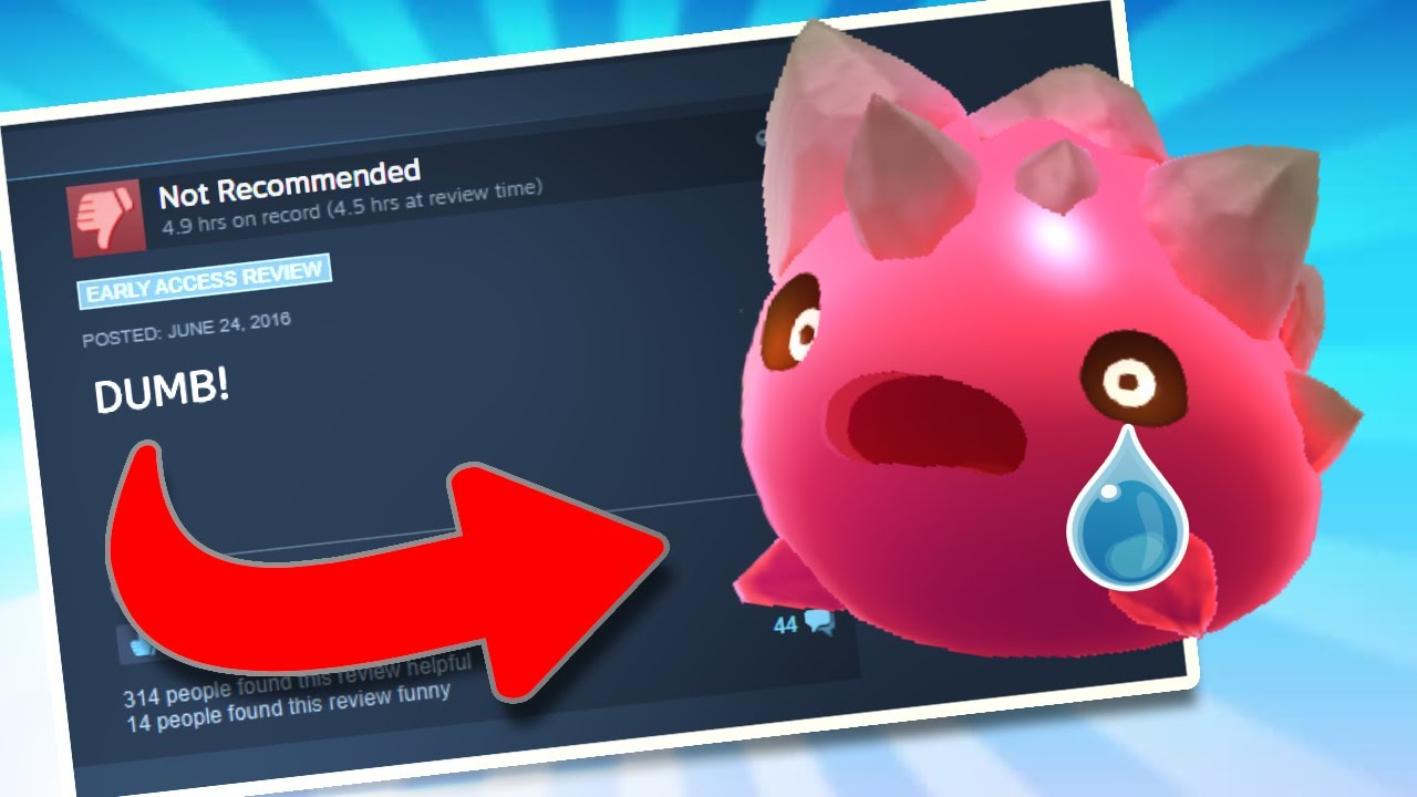 Reading Negative SLIME RANCHER REVIEWS - YouTube