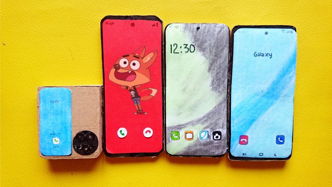Cardboard Oppo find n3 + meet/ Z flip 4 / Xiaomi 14 + alarm/ Galaxy A55 ...
