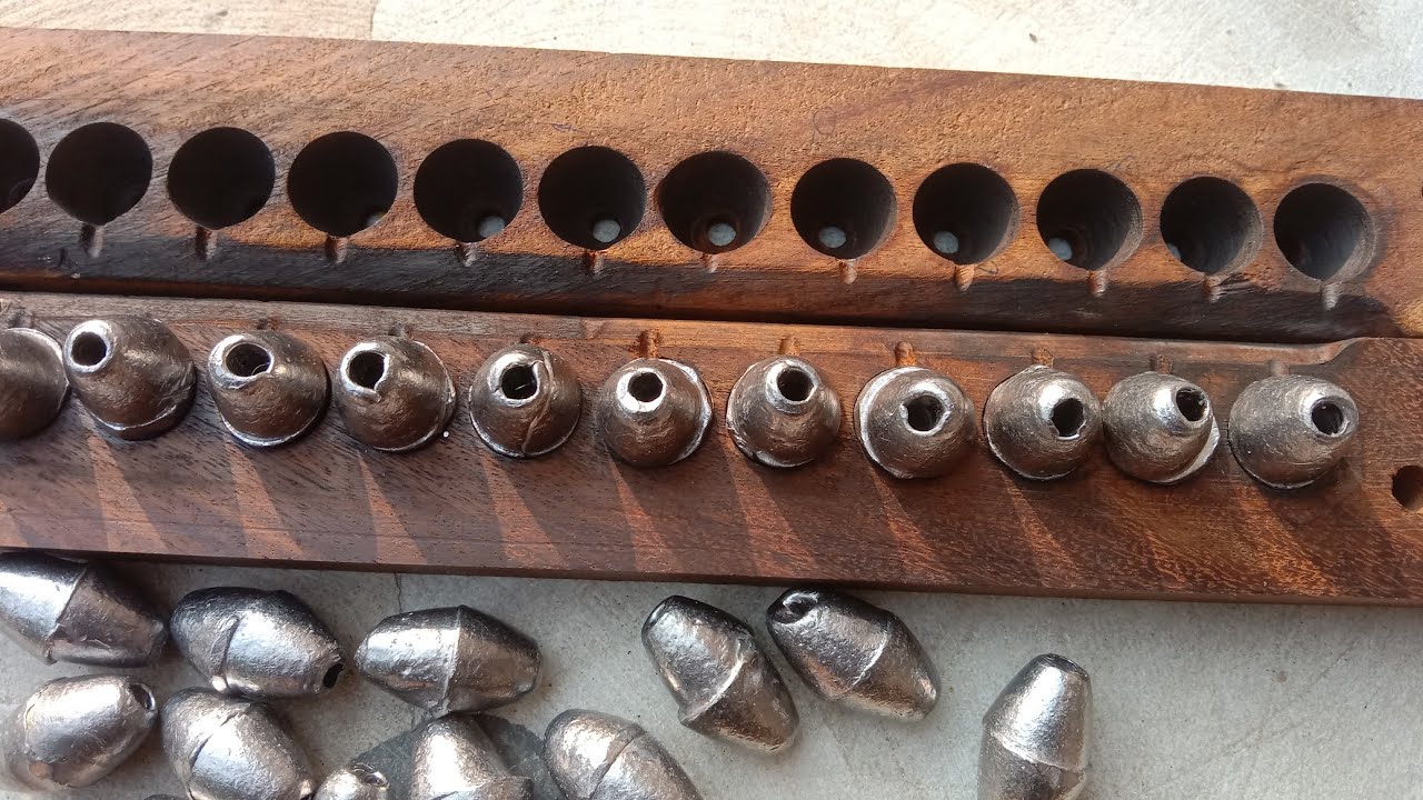 Proses Bubut Alat Cetakan Timah Pancing/Making Fishing Lead Moulding ...