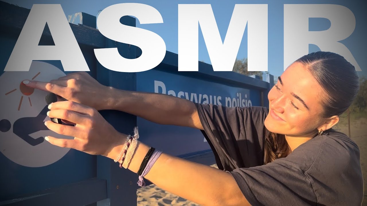 ASMR at the BEACH (with friends) - YouTube