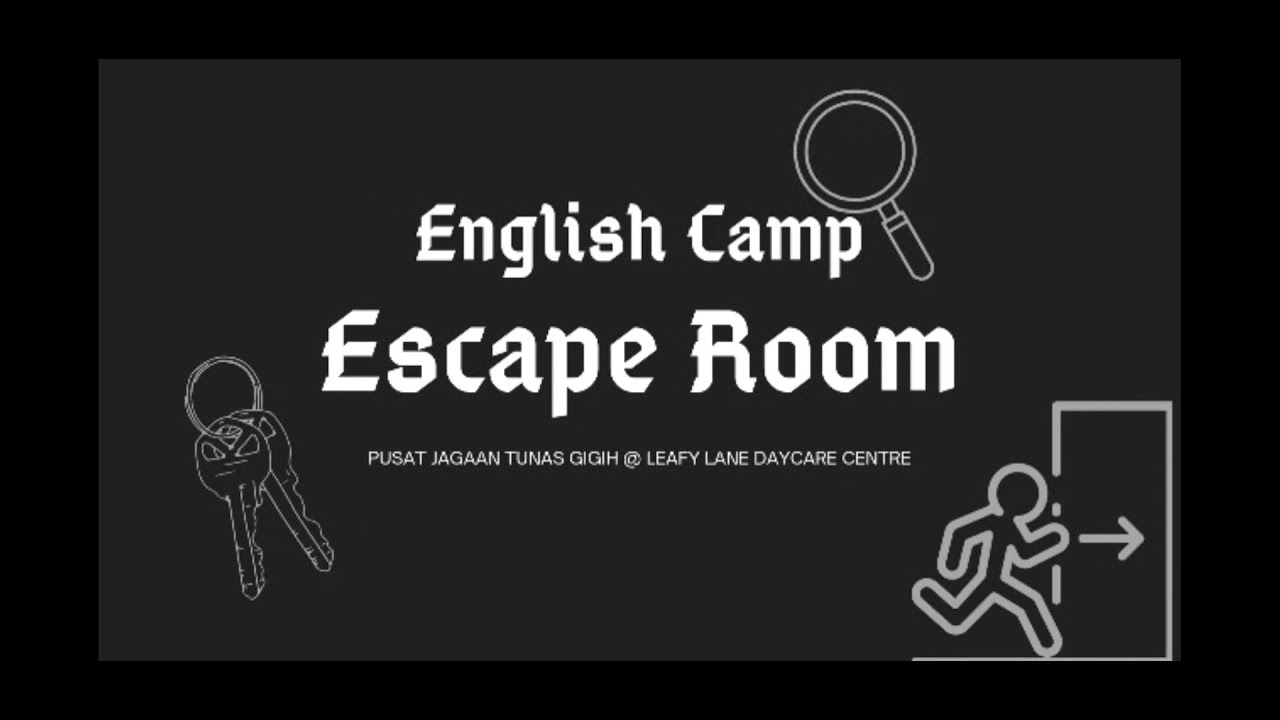 PJTG | English Camp: Escape Room - YouTube