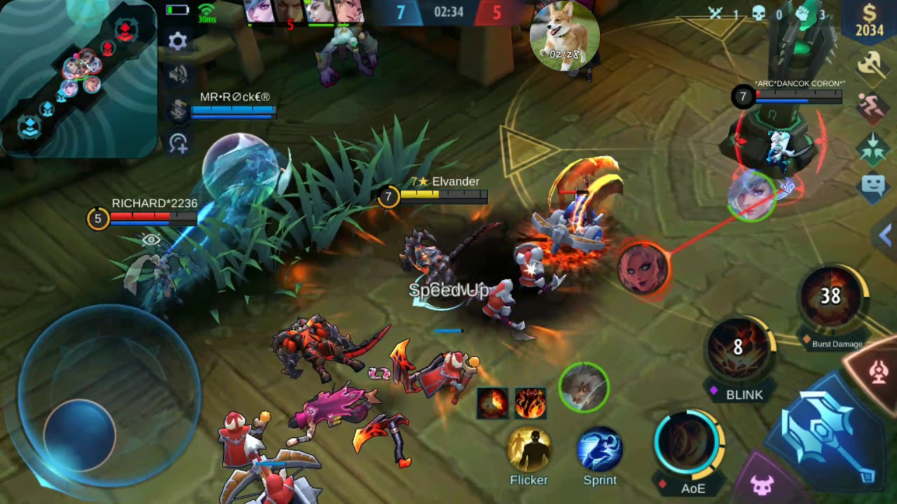 MOBILE LEGEND GAMEPLAY 5 MINUTE - YouTube