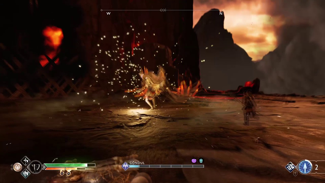How to kill Valkyrie Gondul in God of War - Easy Strat - YouTube