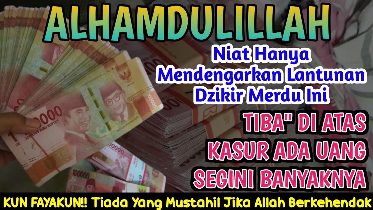 DOA&DZIKIR KEKAYAAN NABI SULAIMAN TERBUKTI NYATA MEMANGGIL UANG -Doa ...