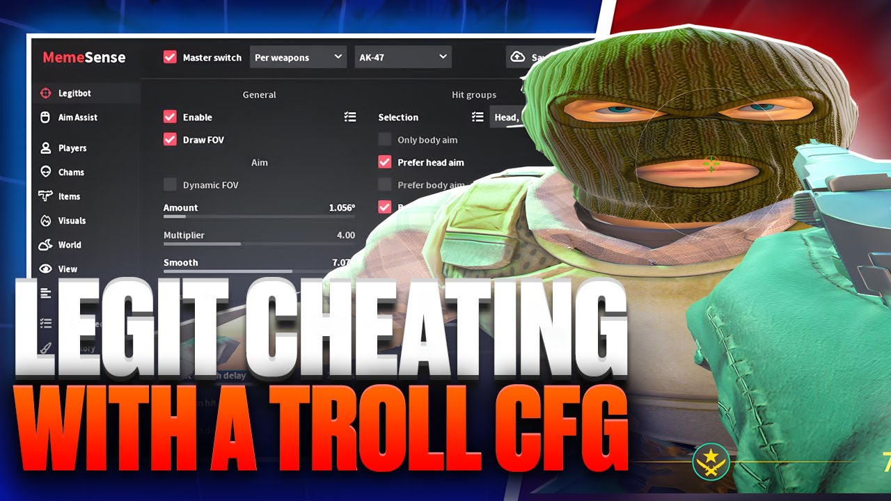 What Happens When You Use a TROLL Config in CS2? [CS2 Legit Cheating ...