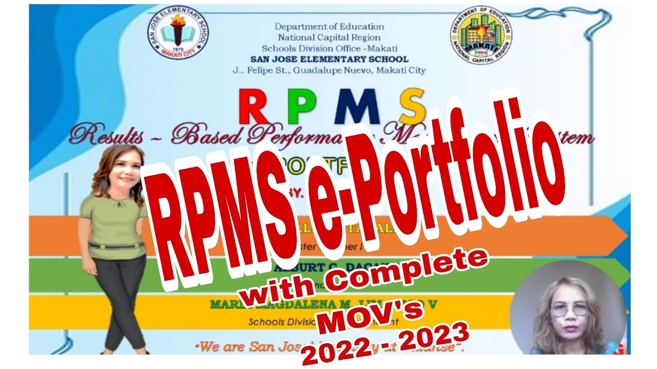 RPMS e-PORTFOLIO 2023 with COMPLETE MOV'S - YouTube