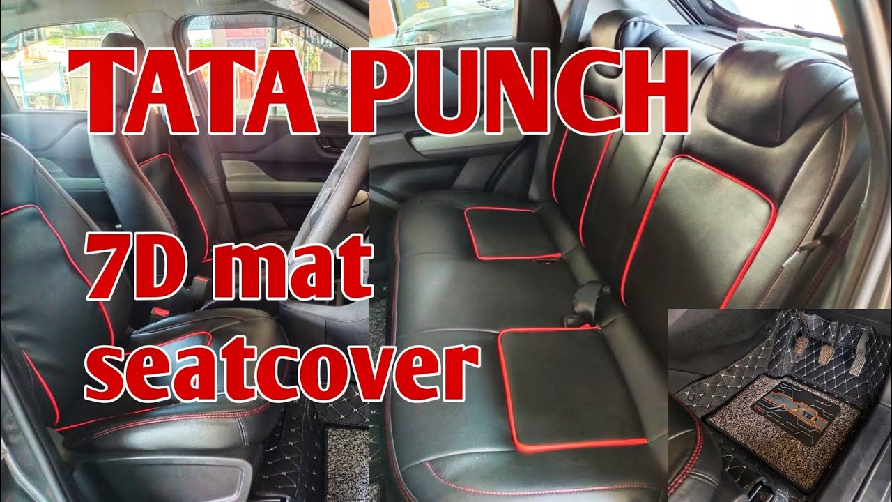TATA PUNCH Seatcover | 7D floor mats #tatapunch #vandipranthan # ...